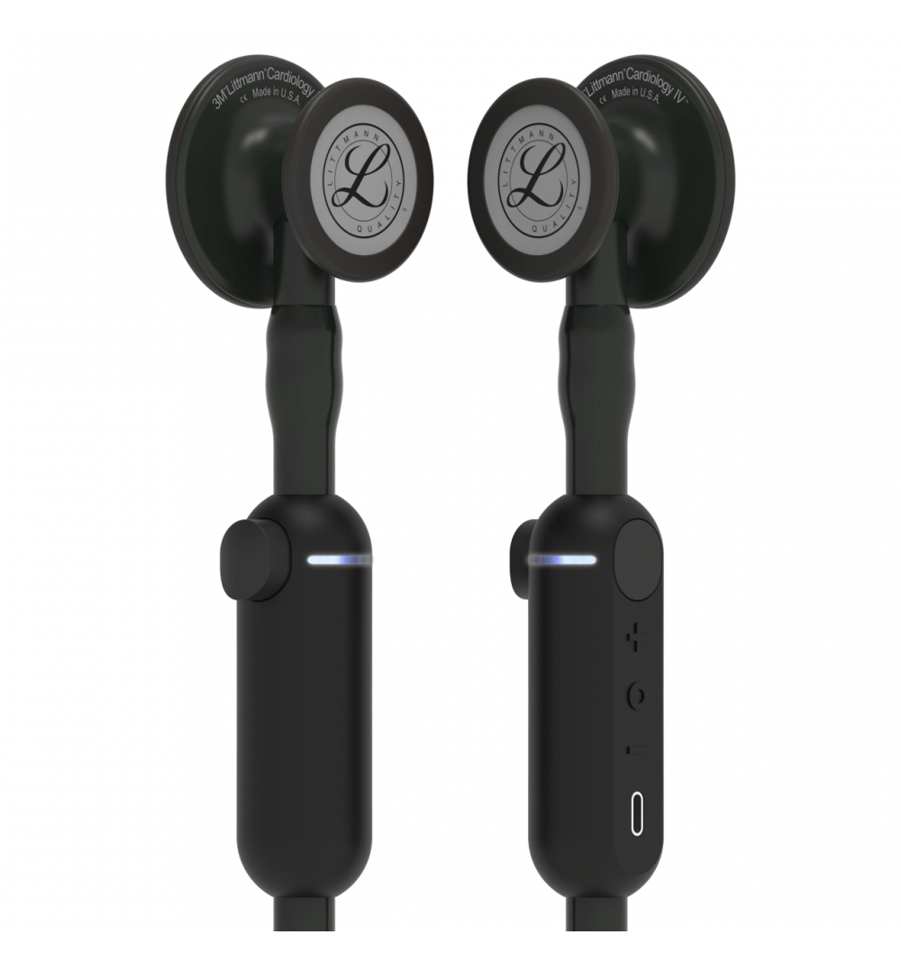 Stetoscop electronic 3M™ Littmann® CORE Digital 8480, Negru complet ...