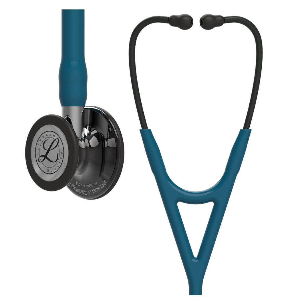 Stetoscop 3M™ Littmann® Cardiology IV, Turcoaz inchis/negru, capsula ...
